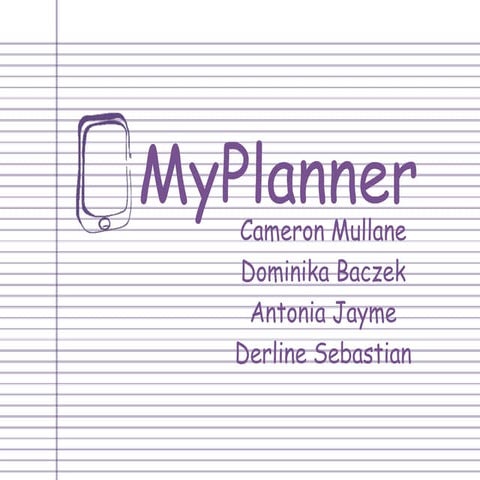 8s4593_team1 presentation my planner | PPTX