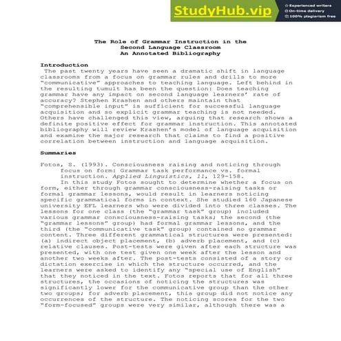 8 Sample Annotated Bibliography 1 | PDF | Education