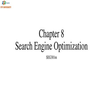 search engine optimization digital marketing | PPTX