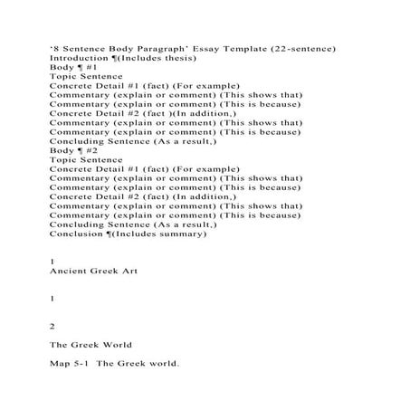‘8 Sentence Body Paragraph’ Essay Template (22-sentence)Introducti.docx
