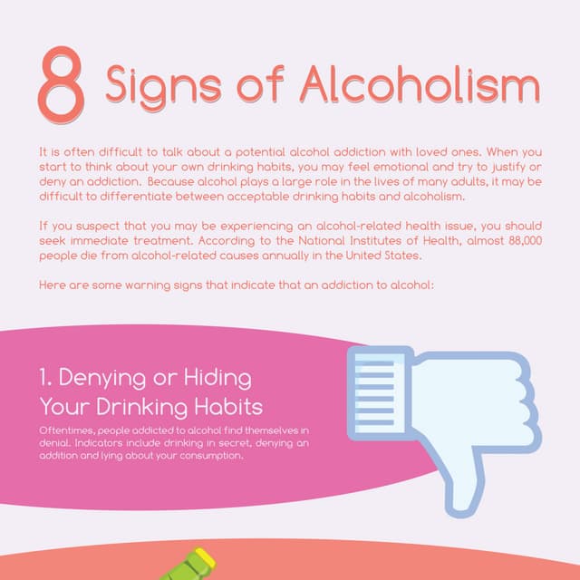 8 Signs of Alcoholism | PDF