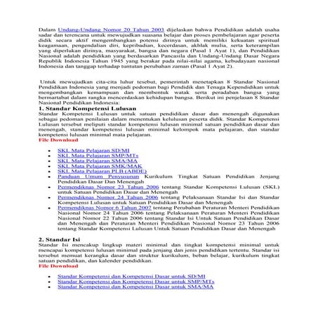 8 standart nasional pendidikan | PDF