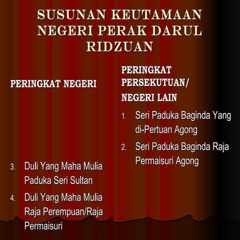 8 susunan keutamaan negeri perak | PPT
