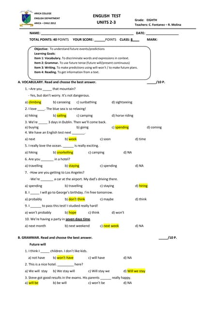 Full placement-test | DOC