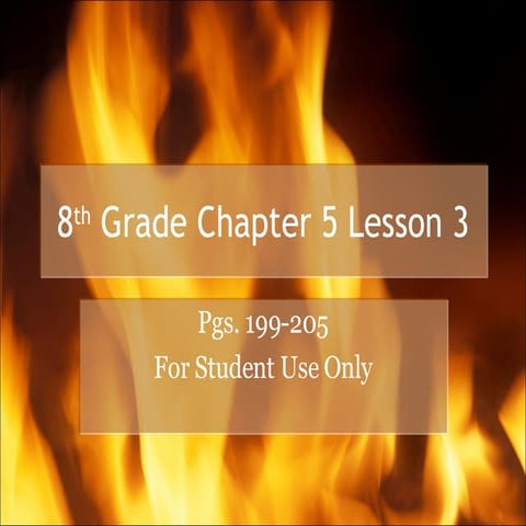 9th Grade Chapter 5 Lesson 1 | PPT