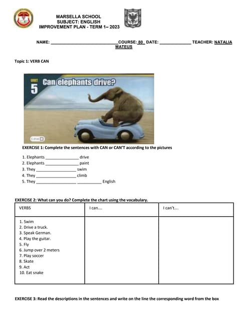 Helping Verb (do,does) | DOCX