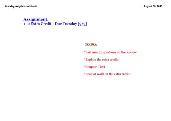 8th pre alg -aug30 | PPT