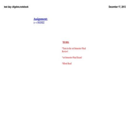 8th alg -dec17 | PDF