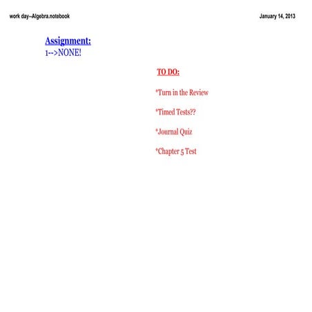 8th alg -jan14 | PDF