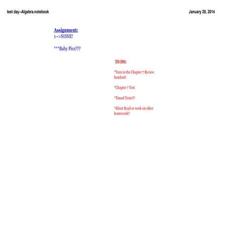 8th alg -jan28 | PDF