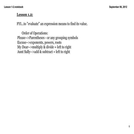 8th alg -L1.2--sept6 | PDF