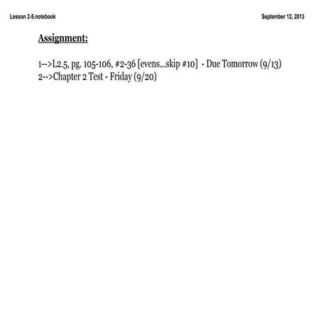 8th alg -l2.5 | PDF