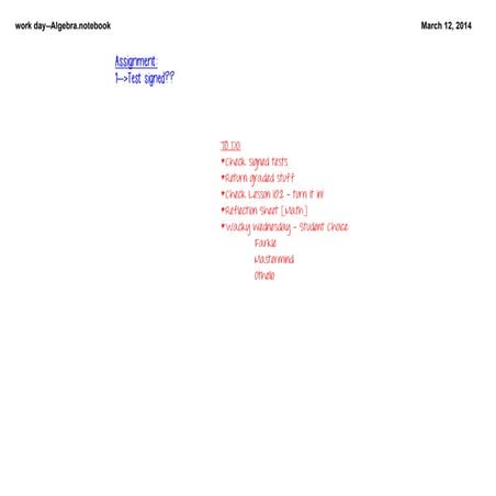 8th alg -march12 | PDF