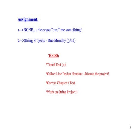 8th Alg - March5 | PDF