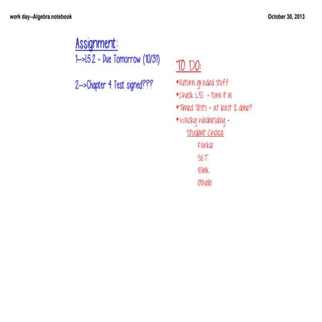 8th alg -oct30 | PDF