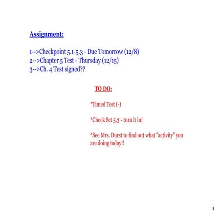 8th Algebra - 12-7 | PPT