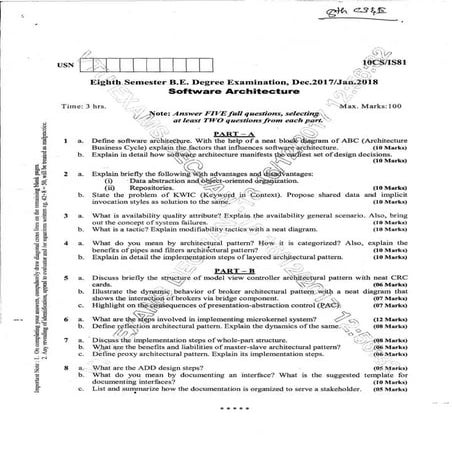 8th semester VTU Computer Science & Information Science Engineering ...