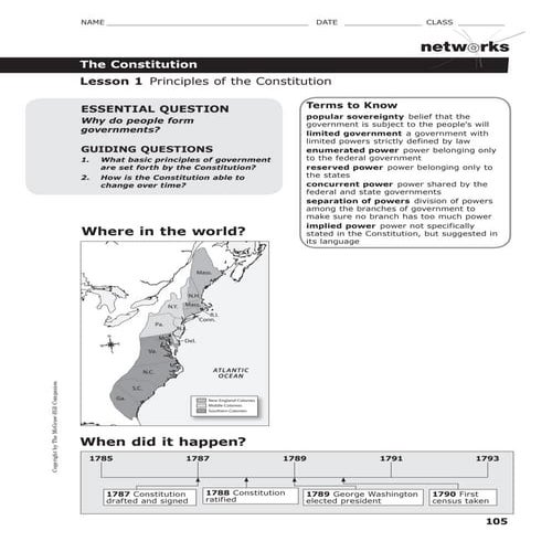 “Constitution Day: Honoring Freedom & Rights” | PPTX