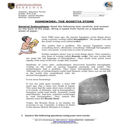 Rosetta Stone | DOCX