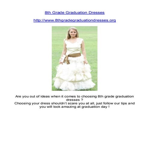 8th grade graduation dresses | PDF | Women\'s Clothing | Women\'s Fashion