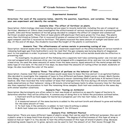 7th Grade Science | PDF