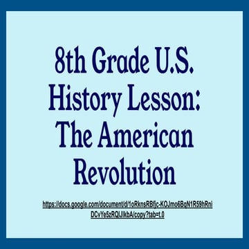 8th Grade LEARN The American Revolution.pdf