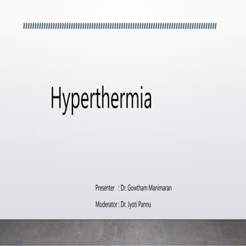 8th hyperthermia | PPTX