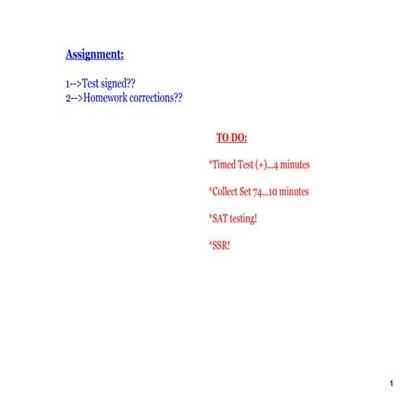 8th PreAlg - April16 | PDF