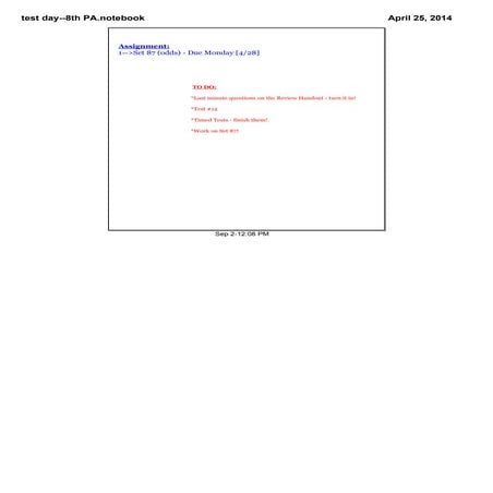 8th pre alg -jan17 | PDF