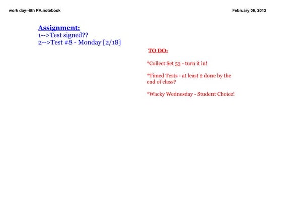 8th pre alg -feb27 | PDF