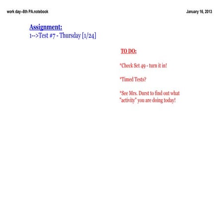 8th pre alg -jan16 | PPT