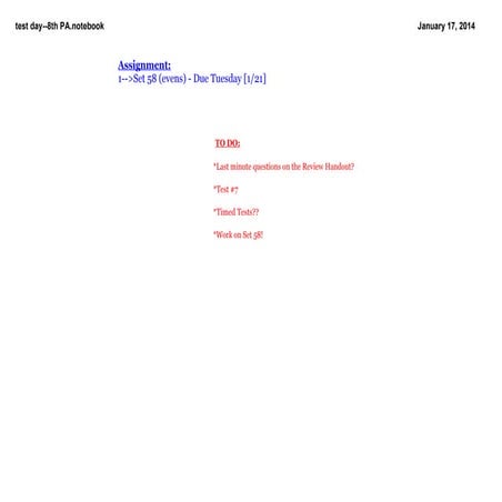 8th pre alg -jan17 | PDF