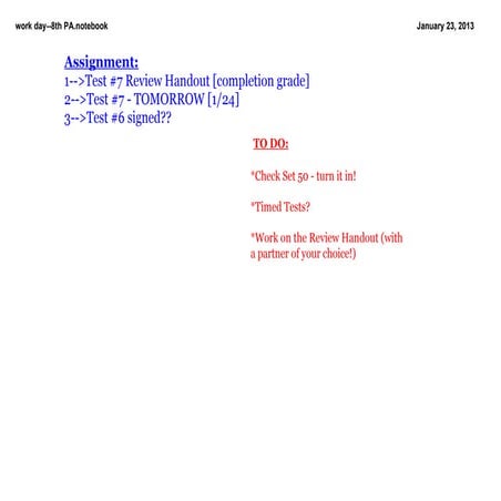 8th pre alg -jan23 | PPT