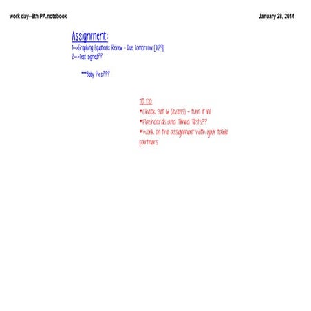 8th pre alg -jan28 | PDF