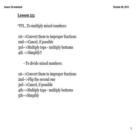 8th pre alg -l23--oct8 | PDF