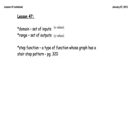 8th pre alg -l47--jan7 | PPT