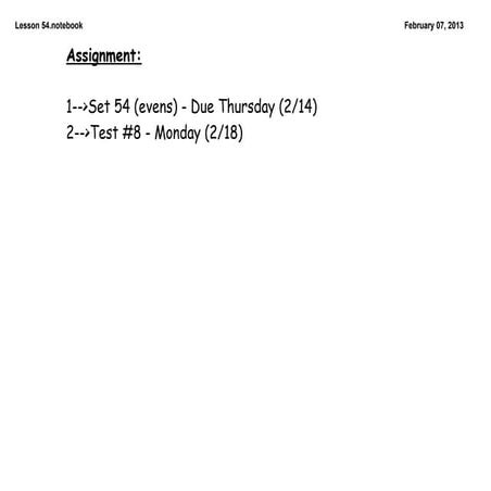 8th pre alg -l54--f-eb7 | PDF