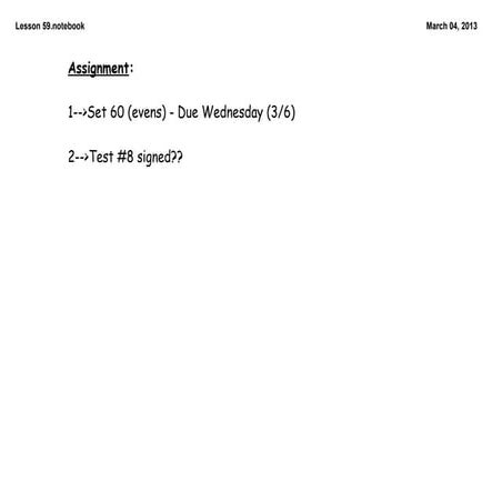 8th pre alg -l59--march4 | PDF