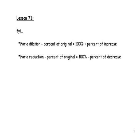 8th PreAlg - L71--March26 | PDF