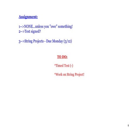 8th PreAlg - March 7 | PDF