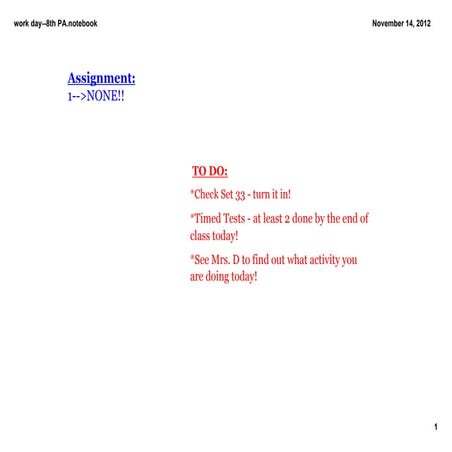 8th pre alg -nov14 | PDF