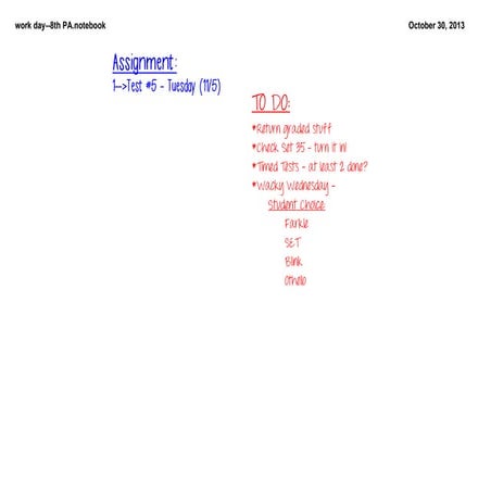 8th pre alg -oct30 | PDF