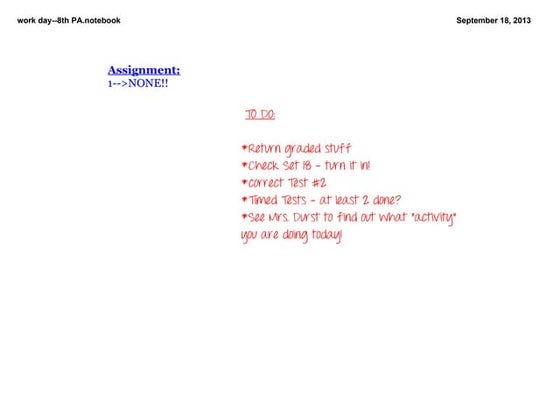 8th grade team MTG 10/14 | PDF