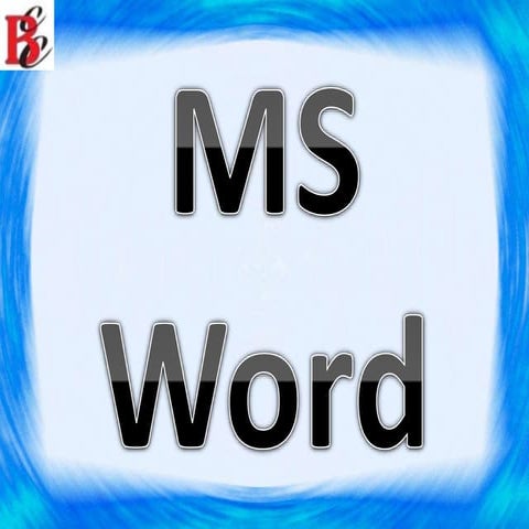 Presentation On Ms Word | PPT