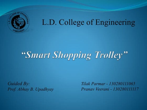 Smart Intelligent trolley | PPTX | Operating Systems | Computer ...