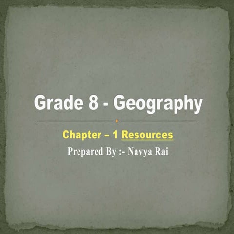 8th std ch - Resources | PPTX