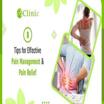 8 Tips for Effective Pain Management & Pain Relief.pptx