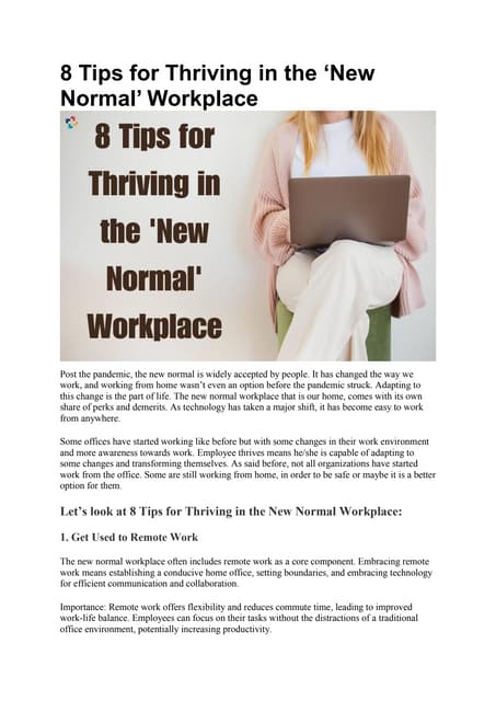 How to adapt to Change in the Workplace? | PPTX