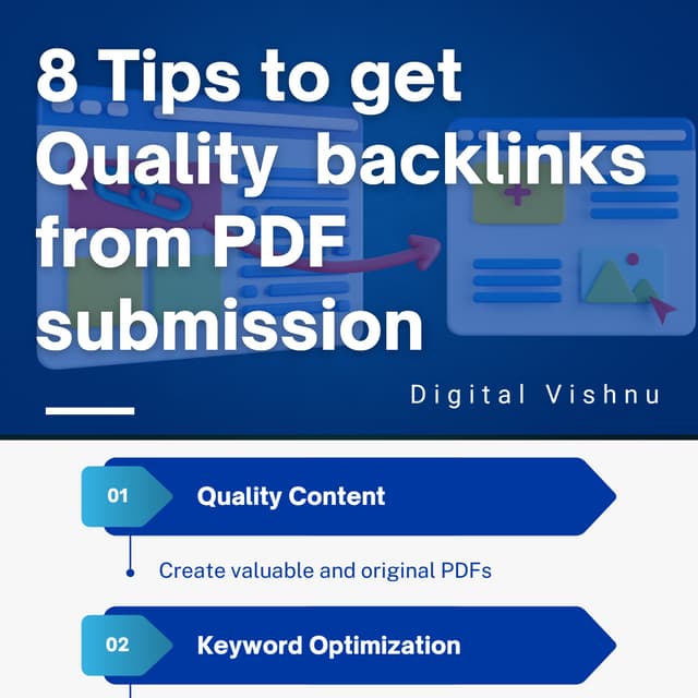 8 Tips to Get Quality High DA PA Dofollow Instant Approval Backlinks from PDF Submission.pdf