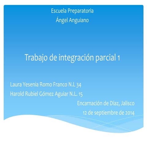 8 integración de aprendizajes parte 1 | PPTX
